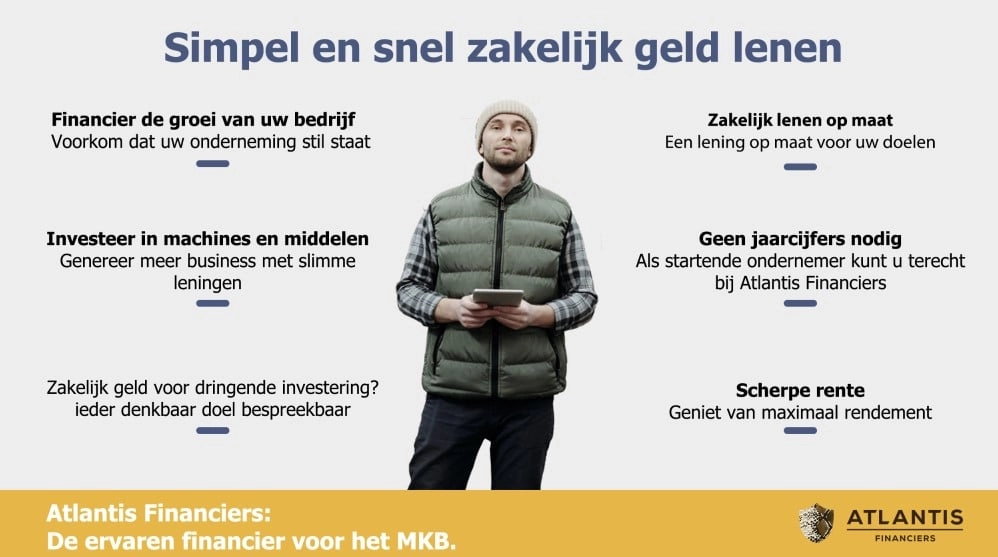 Geld lenen zonder bank? Het is mogelijk! Atlantis Financiers